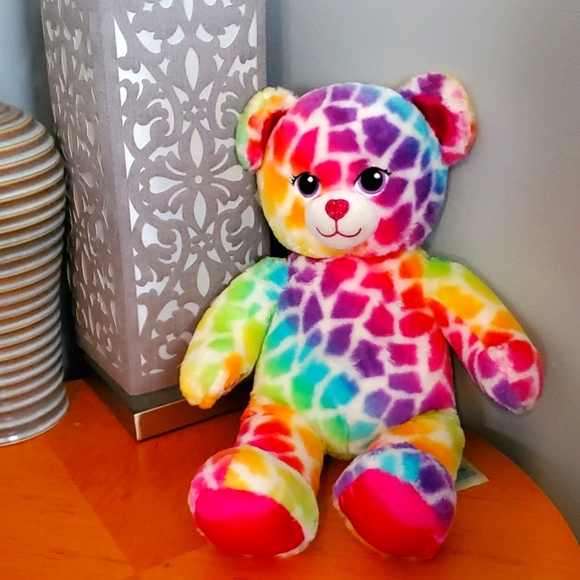 Build-A-Bear | Toys | Build A Bear Workshop Lisa Frank Leopard Rainbow ...